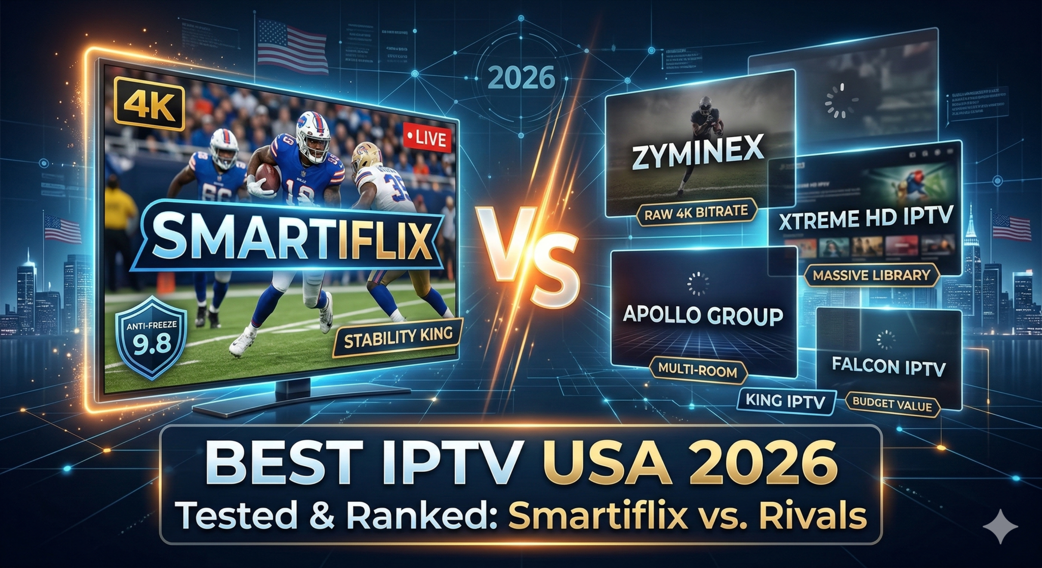 Smartiflix vs. Zyminex, Xtreme HD, Apollo Group, Falcon & King IPTV ...